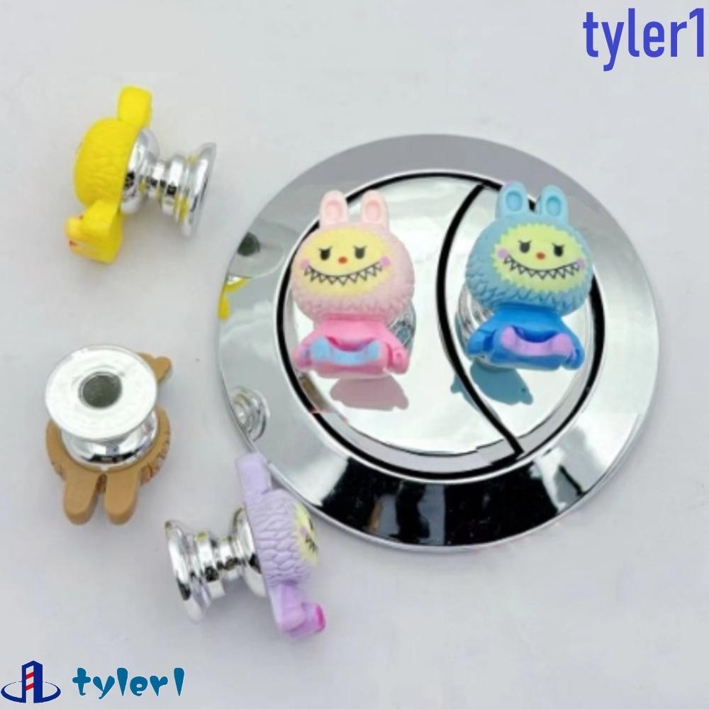 TYLER1 Labubu Toilet Press, Candy Color Nail Protector Cute Toilet ...