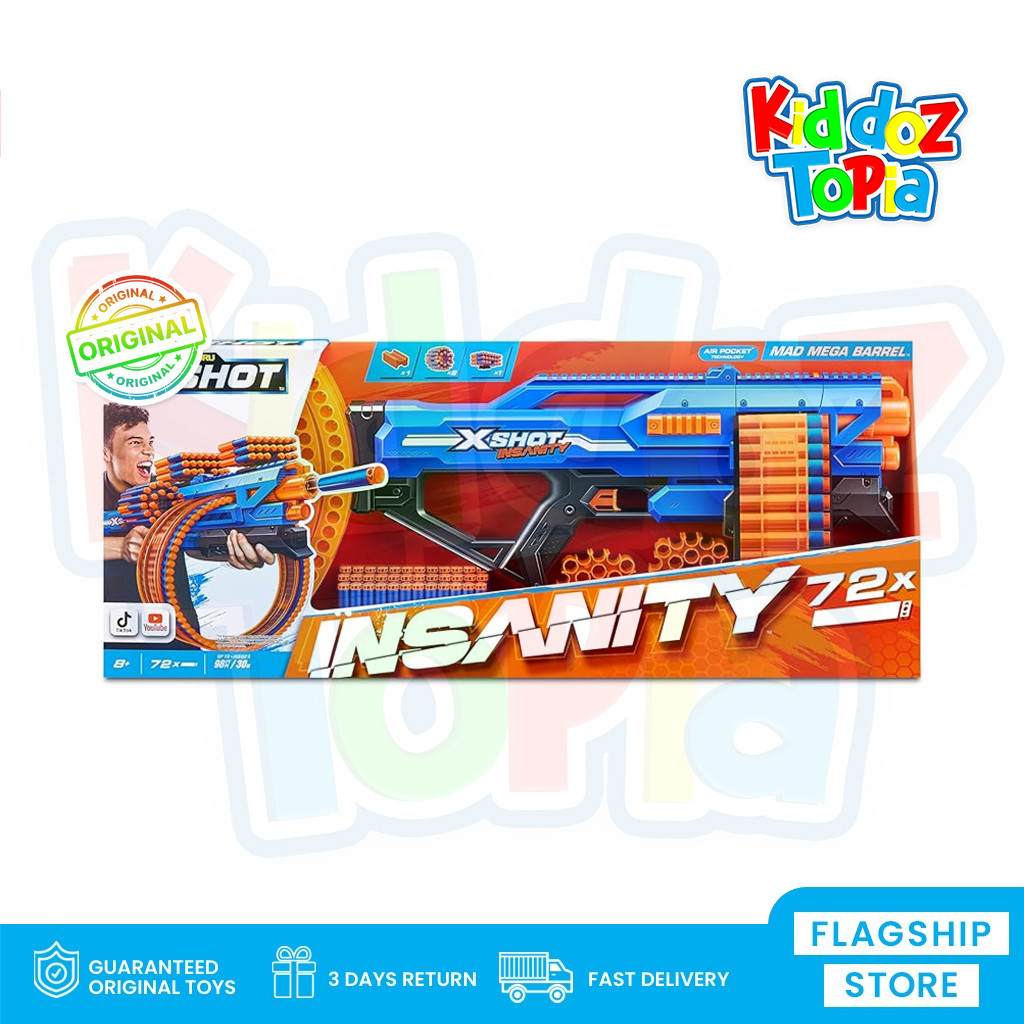 Xshot X SHOT Insanity S1 Mad Mega BARREL 36609 | Shopee Malaysia