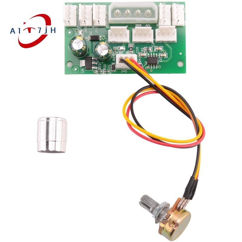 DC 12V 8 Miner Fan Speed PWM Controller 8-Channel Hub High-Power Violent Fan Controller Speed ...
