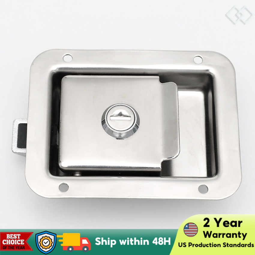MS858A Trailer RV trailer truck Toolbox lock Stainless steel polished ...