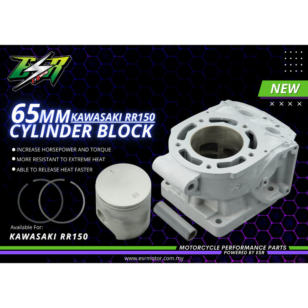 ESR MOTOR RACING BLOCK FOR KAWASAKI RR150 | Shopee Malaysia