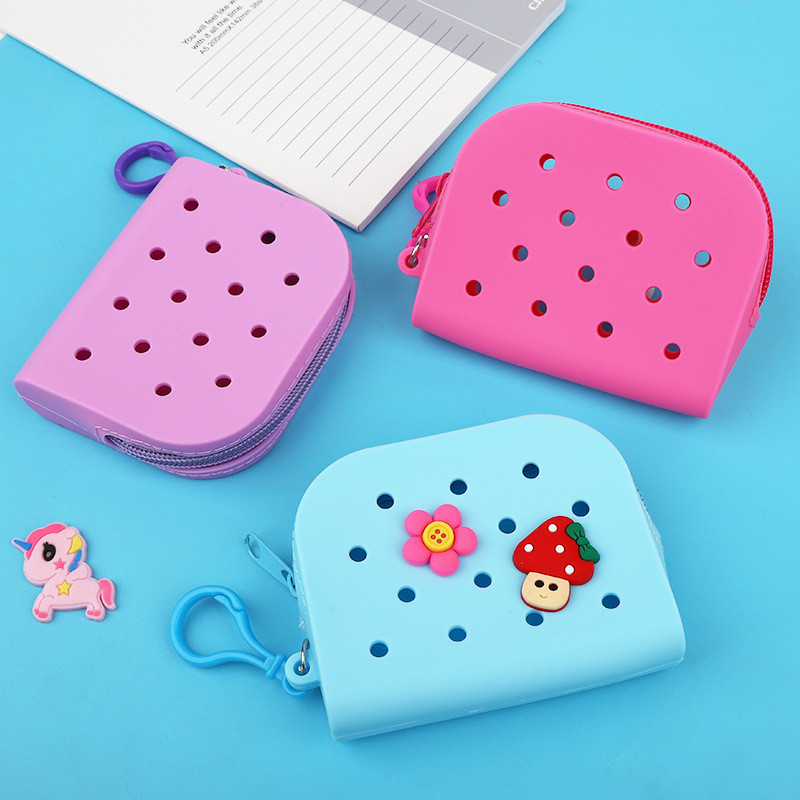 2024 New Cartoon Hole Coin Purse Creative Children's Silicone Coin ...