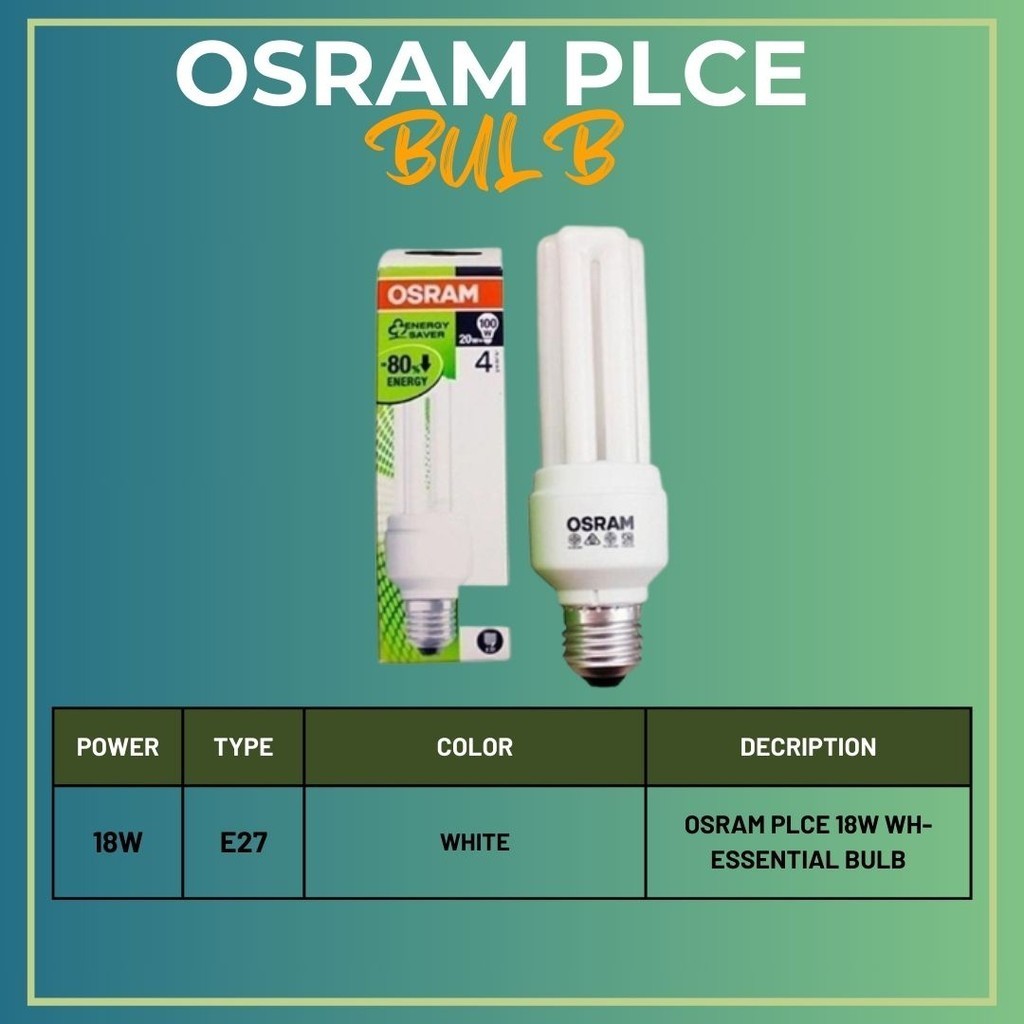 PHILIPS 18W BULB ENERGY SAVING ESSENTIAL 3U PLCE TUBE E27 | Shopee Malaysia