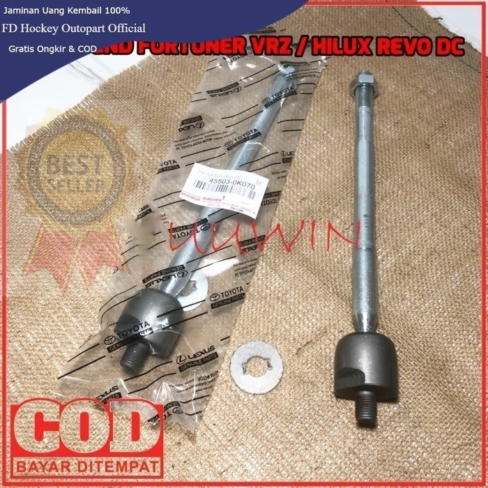 Rack END FORTUNER VRZ - LONG TIE ROD HILUX REVO DC - RACK END INNOVA ...