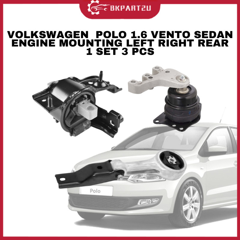 VOLKSWAGEN POLO 1.6 VENTO SEDAN (2009-2020) ENGINE MOUNTING LEFT RIGHT ...