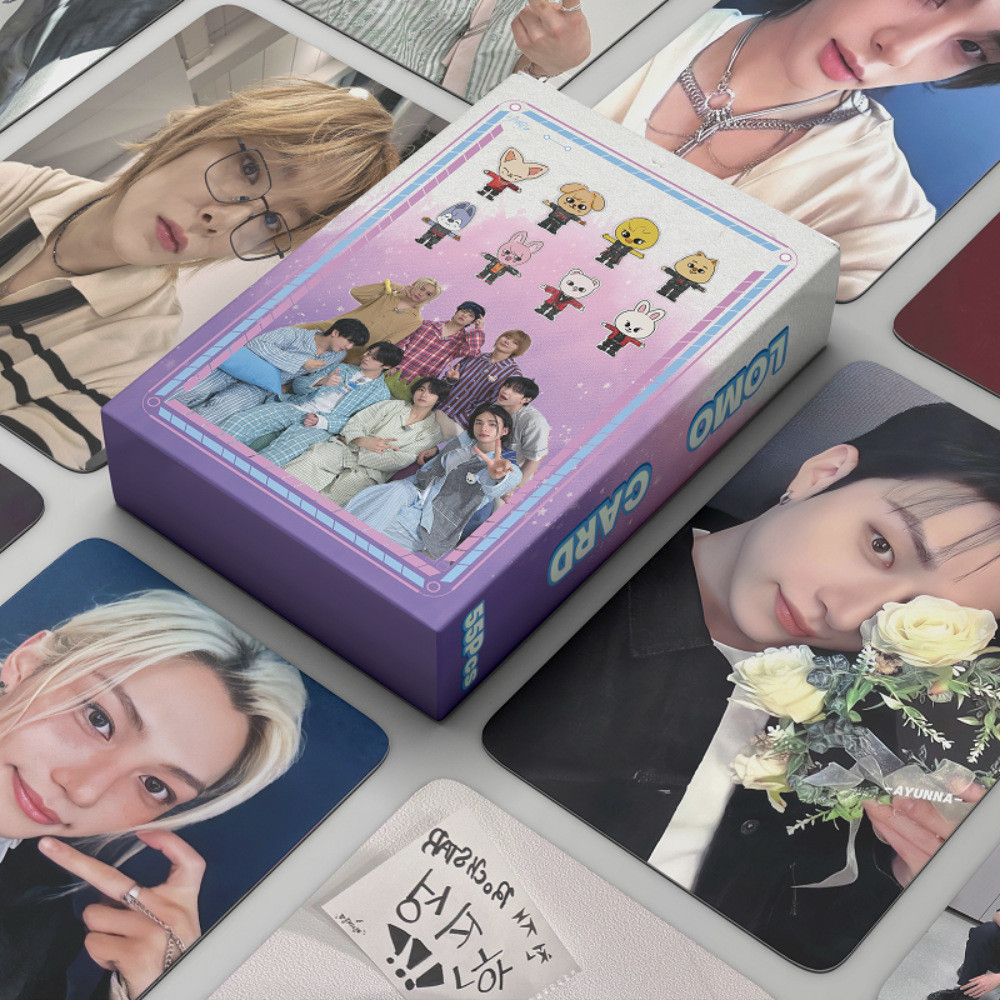 50-124pcs STRAY KIDS ATE Holographic Laser Lomo cards Lose My Breath ...