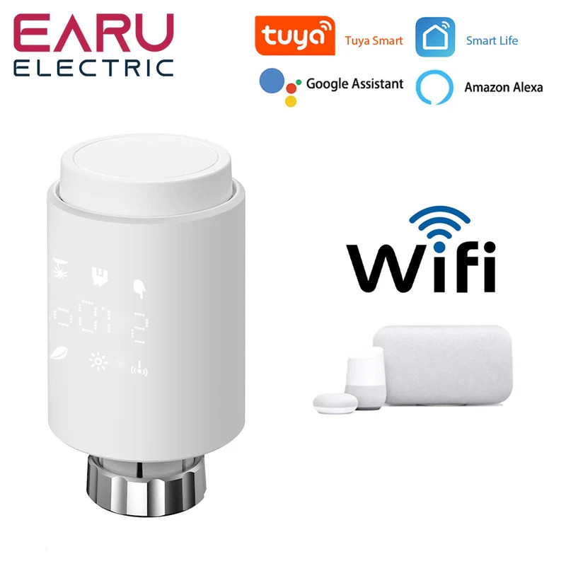 Tuya Smart WiFi Radiator Actuator TRV Programmable Thermostatic ...