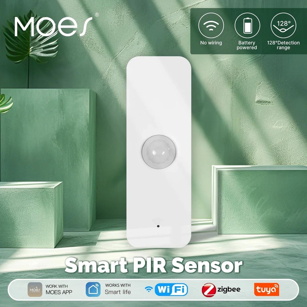 MOES Tuya WiFi/ZigBee Smart PIR Sensor Human Body Infrared Motion ...