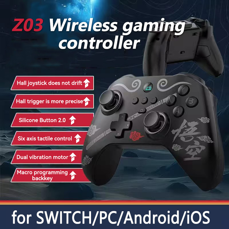 Wireless Game Controller for Switch/Android/iOS/PC Z03 Remote control ...
