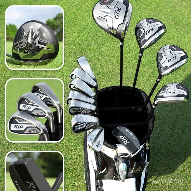 PGM kelab golf set lengkap lelaki set aloi titanium kayu besi pemukul ...