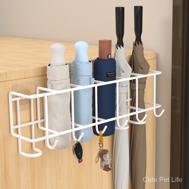 Umbrella Storage Rack Home Doorway Hook Umbrella Stand Wall-Mounted ...