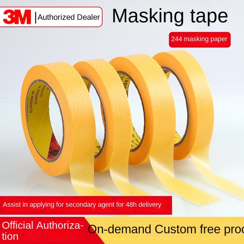 3M Masking Tape Traceless Adhesive Double Sided Cloth Base Tape with ...