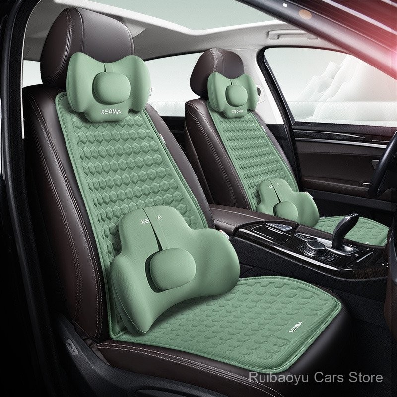 Summer Cold Gel Car Seat Cover Ice Silk Cooling Cushion 3D Honeycomb ...
