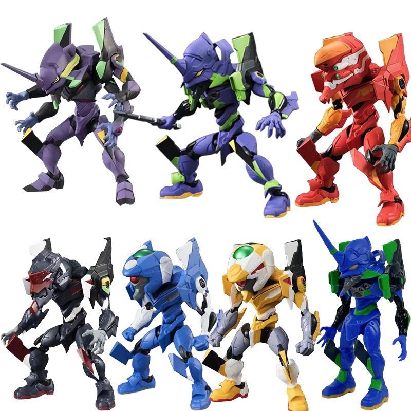 EVA Evangelion Mecha Warrior Toy Unit 1 Unit 2 Unit 6 Hand Model ...