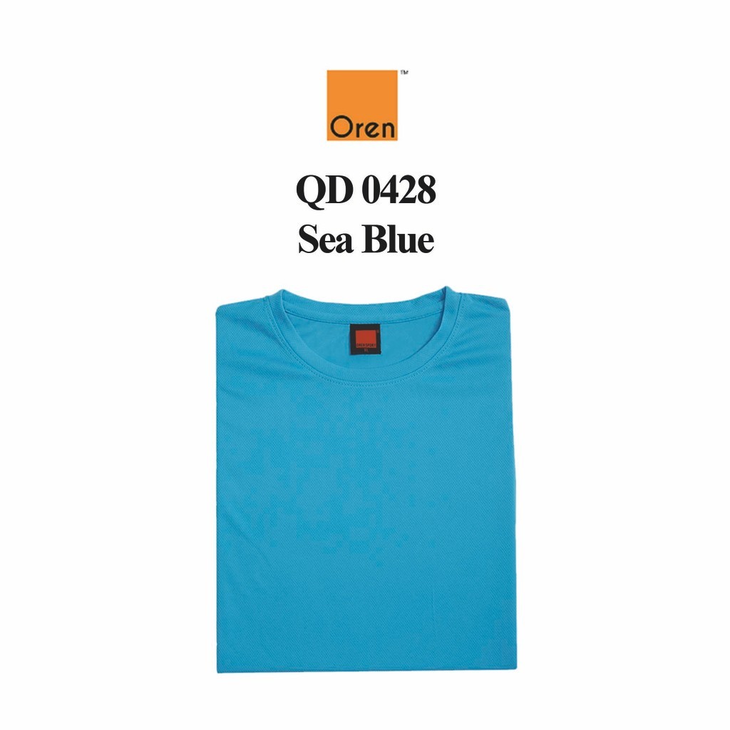 Oren Sport QD0428 Sea Blue SUNBEAR.com.my Quick Dry Cool Fit Microfiber ...