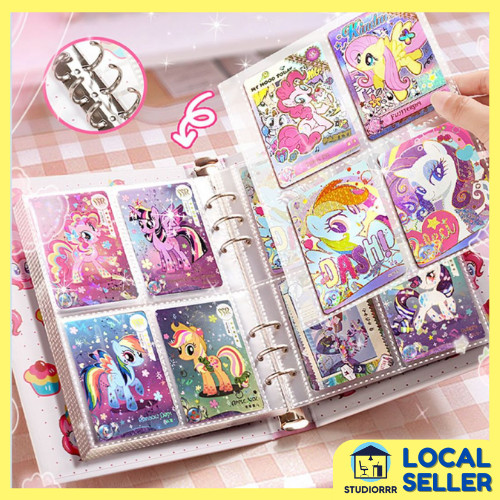 A5 Loose-Lead Binder Album My Little Pony Card Album Storage Books 卡游小马 ...
