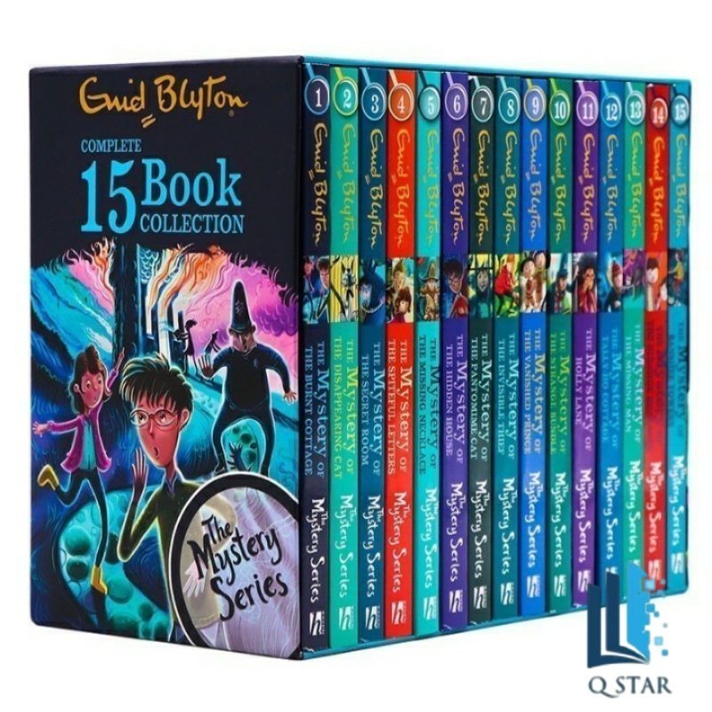 (15 Books) Enid Blyton The Mystery Series Kid Story Books Box Set ...