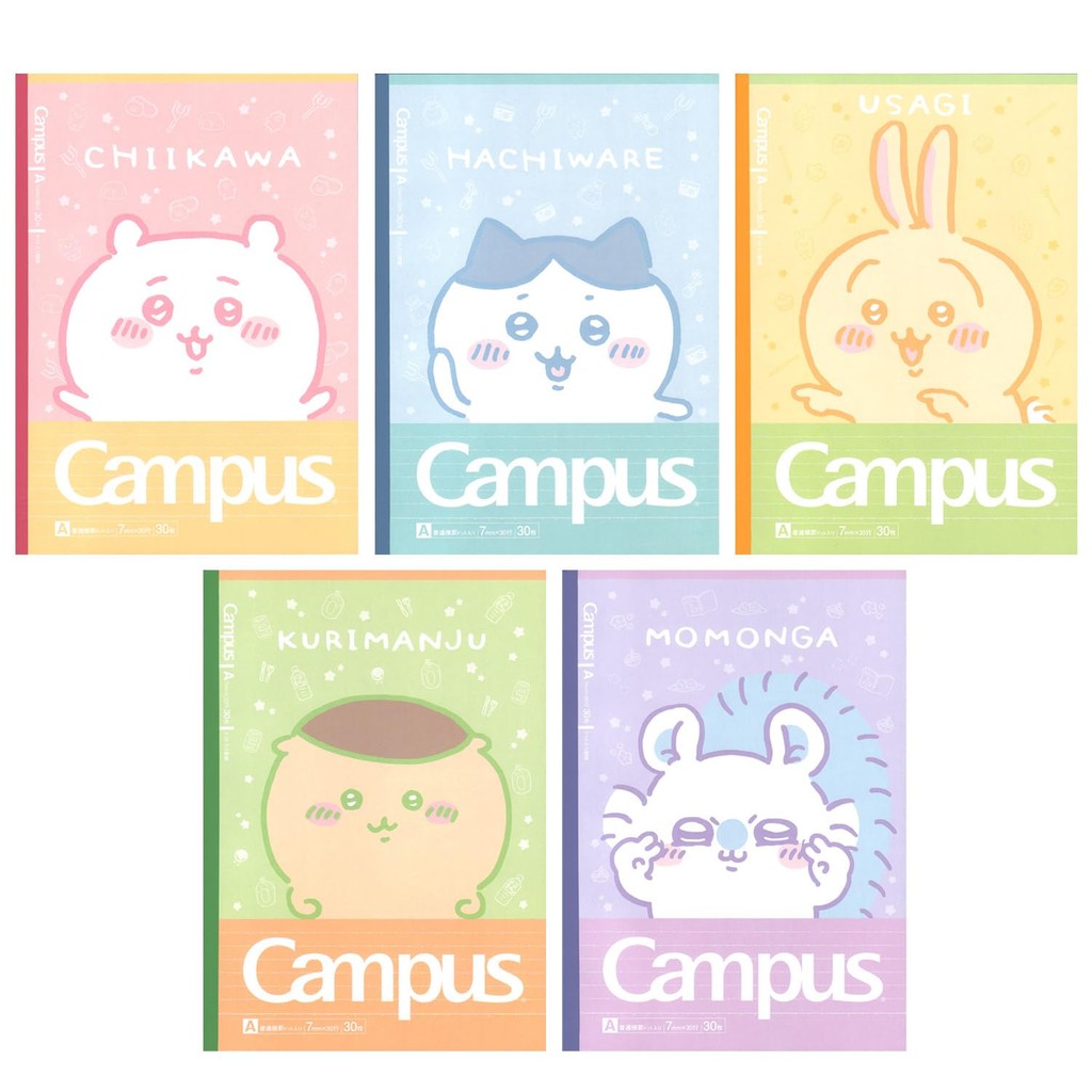 Sunstar Stationery Chiikawa Notebook Campus Note Dot A Ruled Chiikawa ...