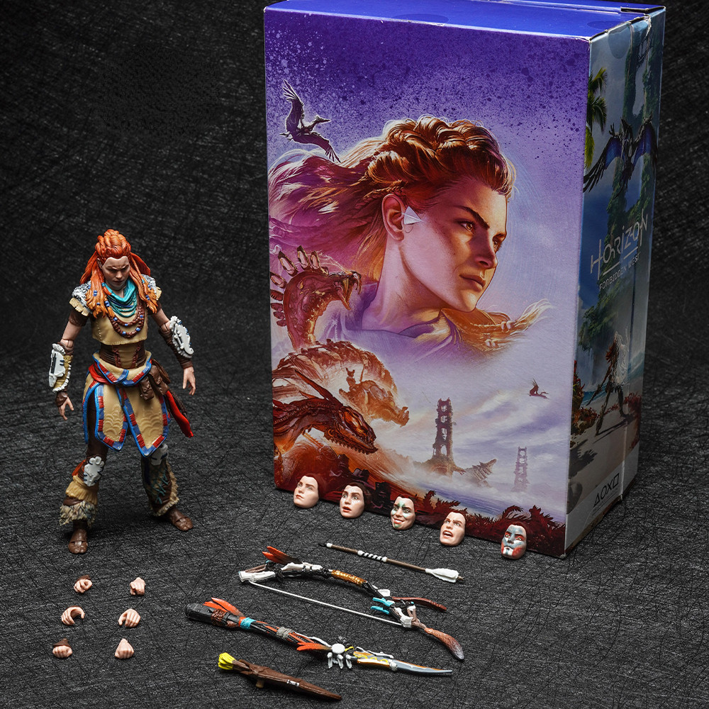 SpinMaster 1/12 Scale Female Soldier Game Character Spin Master Aloy ...