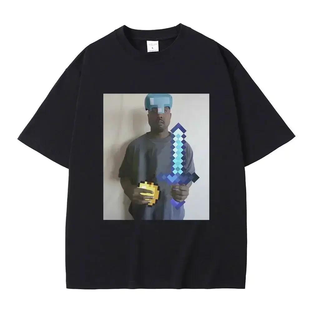 Funny Kanye West Meme T-Shirt Men's Vintage Hip Hop Rap Style Tshirt ...