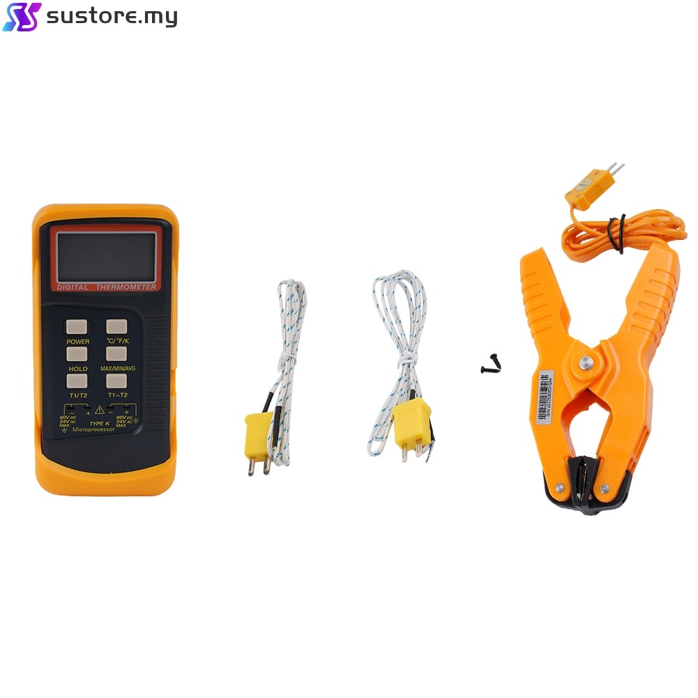 [Super] Dual Channel K Type Digital Thermocouple Thermometer 6802 II ...