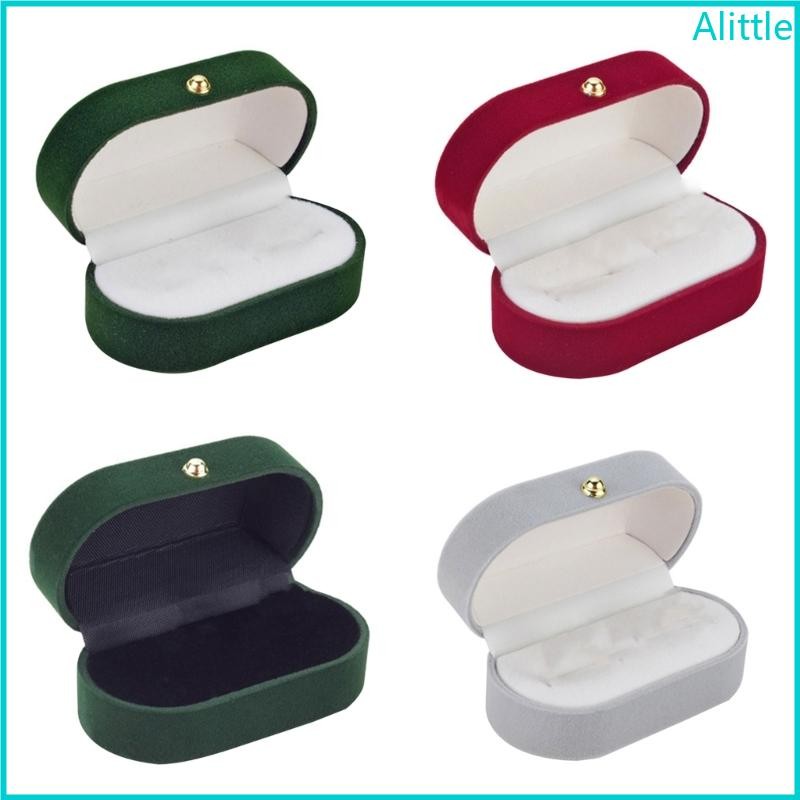 Alia Velvet Ring Bearer Box Ring Box Display Holder Cases Wedding ...
