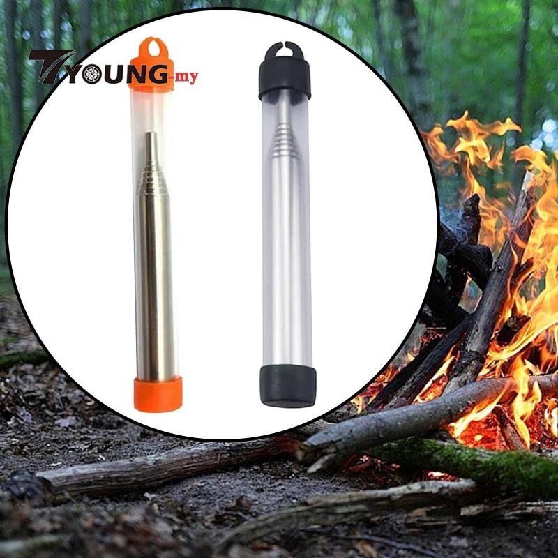 [Available] Telescopic Fire Blow Tubes Portable for Hiking Gears ...