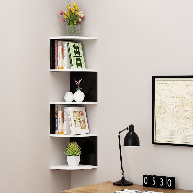 🔥READY STOCK🔥5 Tiers Corner Shelf Wall Mount Rack Rak corner book shelf ...