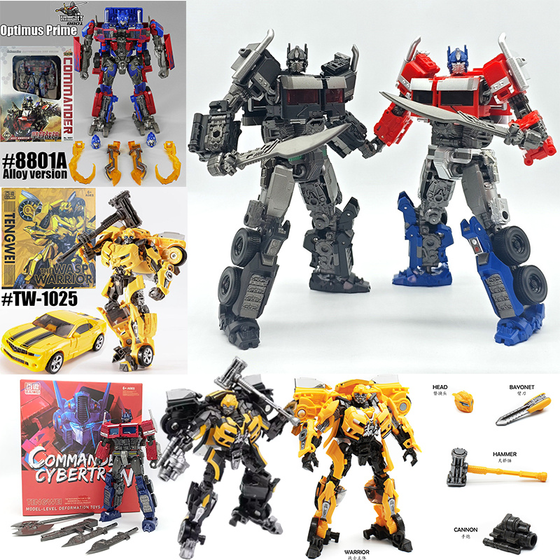 Action Figure Transformers One Optimus Prime Action Figure Bumblebee ...