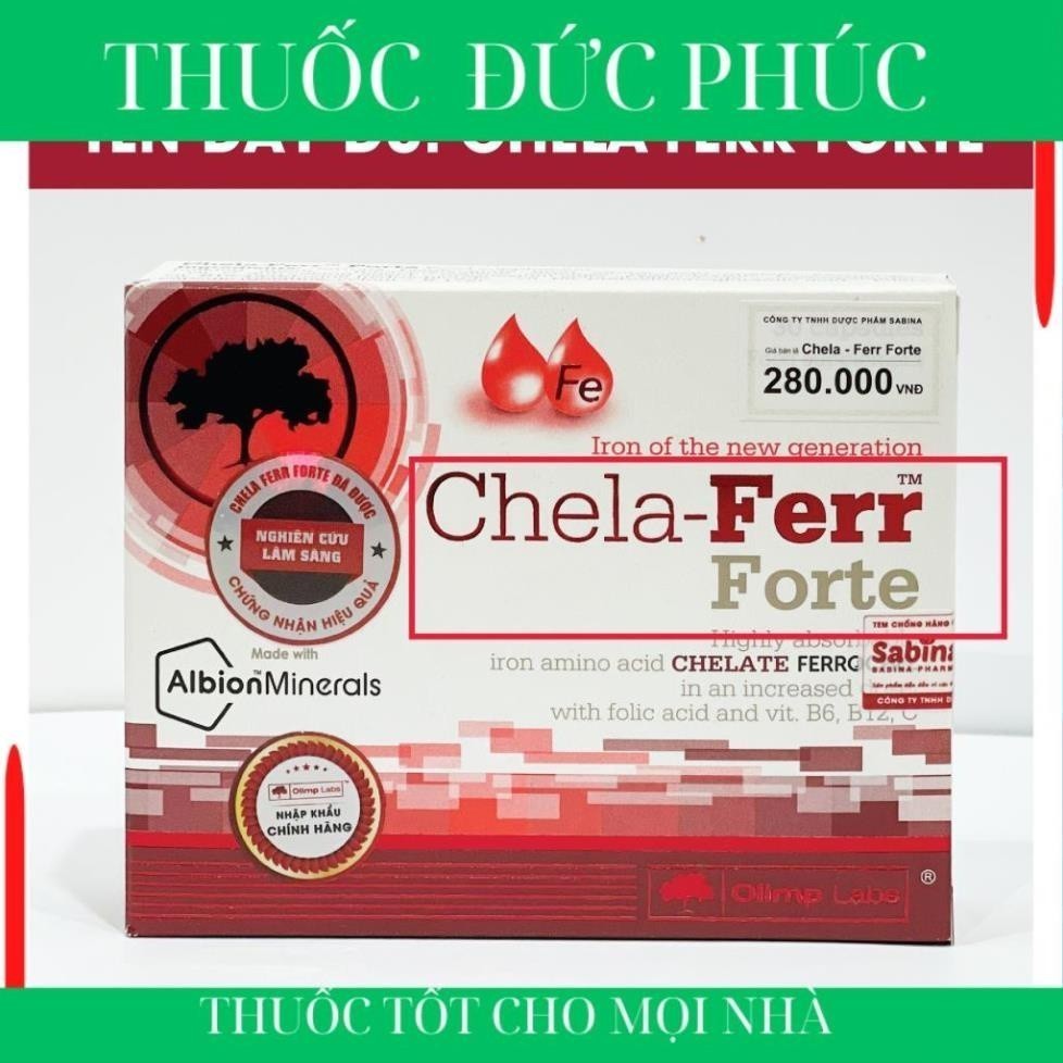 [Genuine] Chela-ferr Forte Ironbag and Chela-Calcium D3 Calcium (Olimp ...