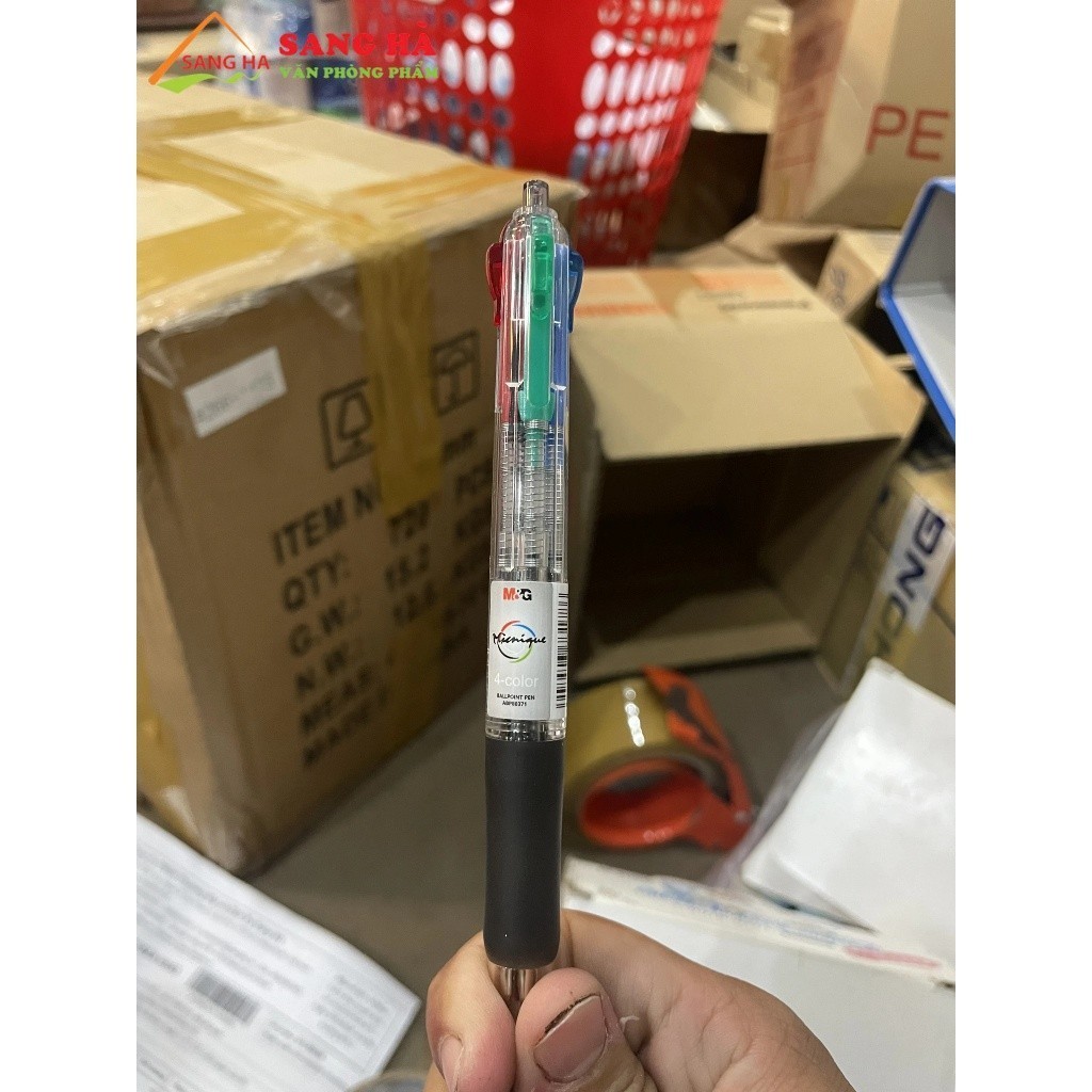 (1 Pen) 4-nib ballpoint pen M&G 0.7mm ABP80371 | Shopee Malaysia