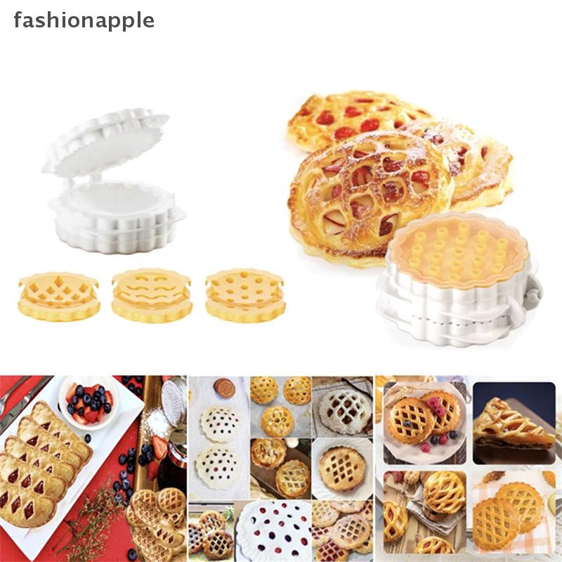 FAMY 3 In 1 Pocket Pie Mould Hand Dough Sheeter 3 Shapes Plaid Biscuit ...