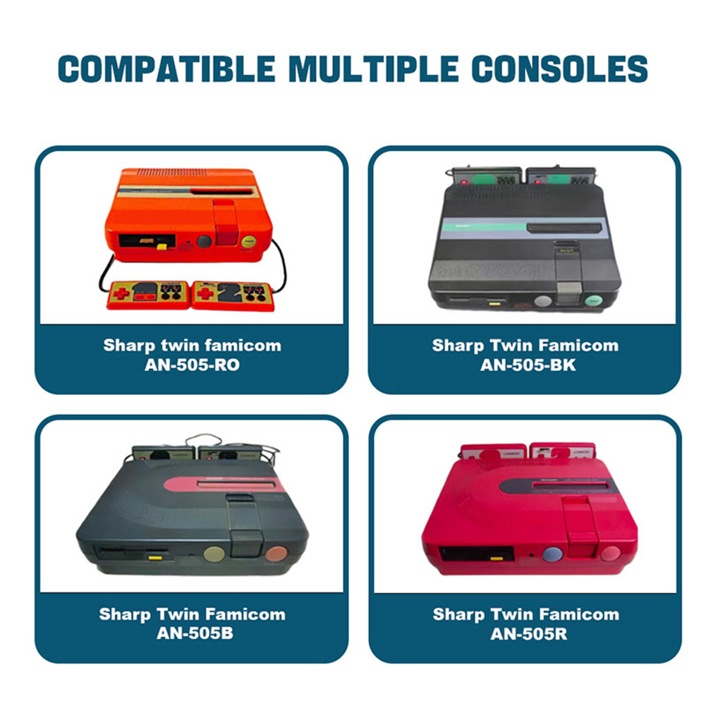 UK FDSKey Emulator +Cable Adapter Useful for Sharp Twin Famicom AN-505 ...