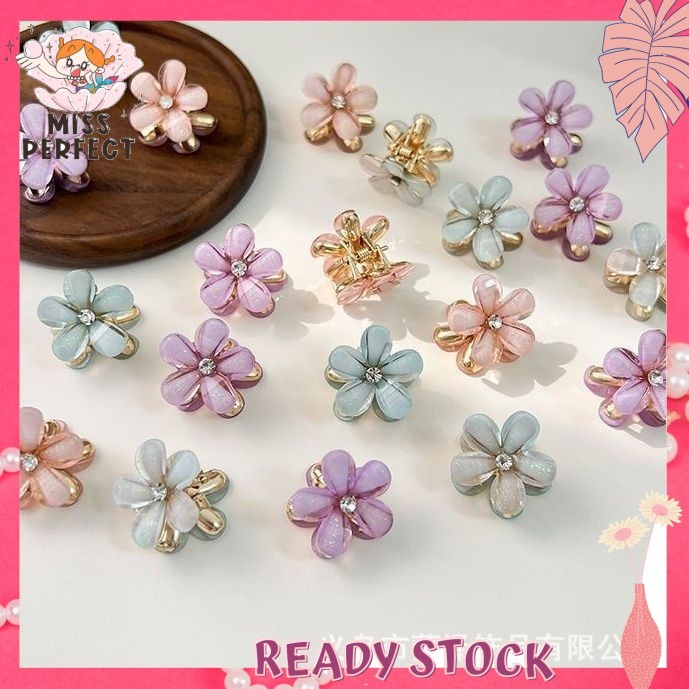 Crystal Flower Small Claw Clips, Little Girls' Edge Clips, Princess ...