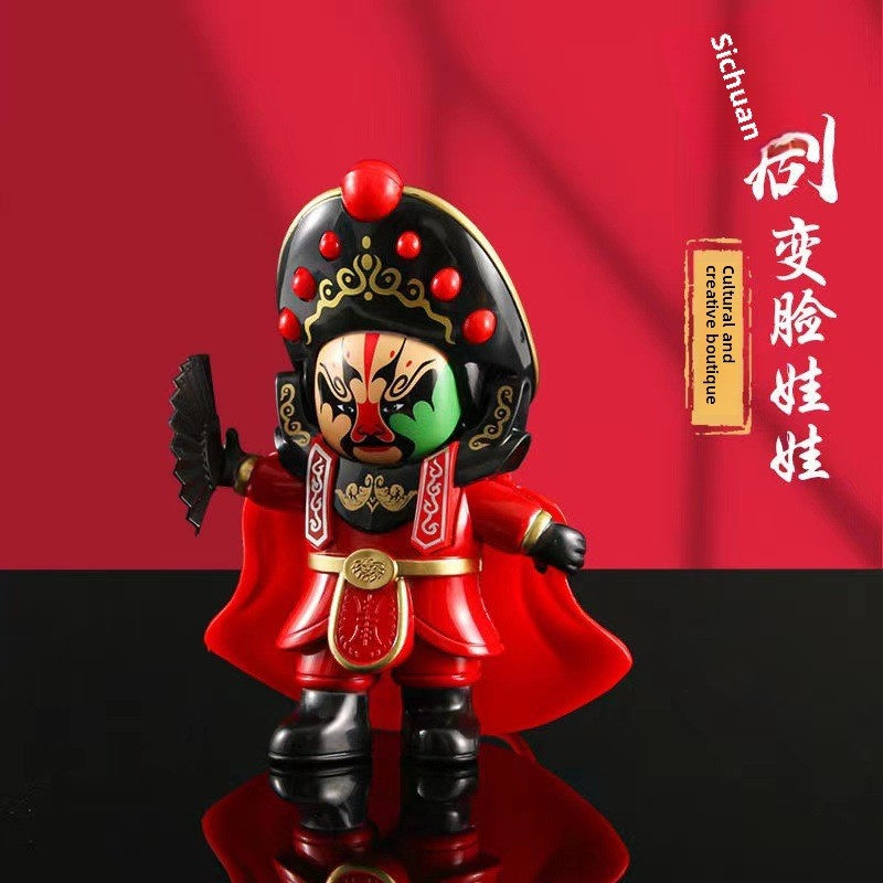 Features Chinese Essence Sichuan Opera Face-Changing Toys Gifts ...