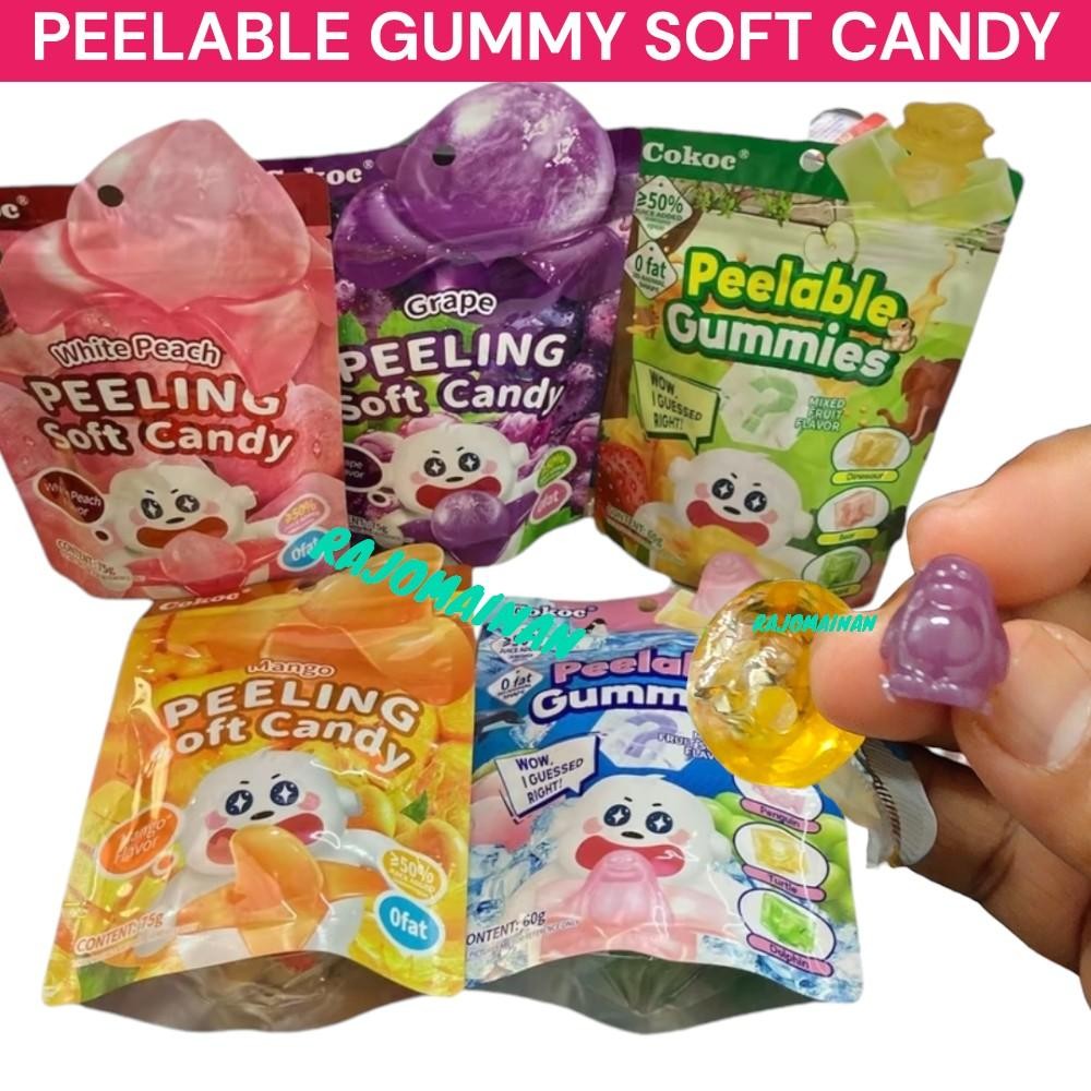 Peelable Gummies Soft Candy Mix Fruit 60 g | Shopee Malaysia
