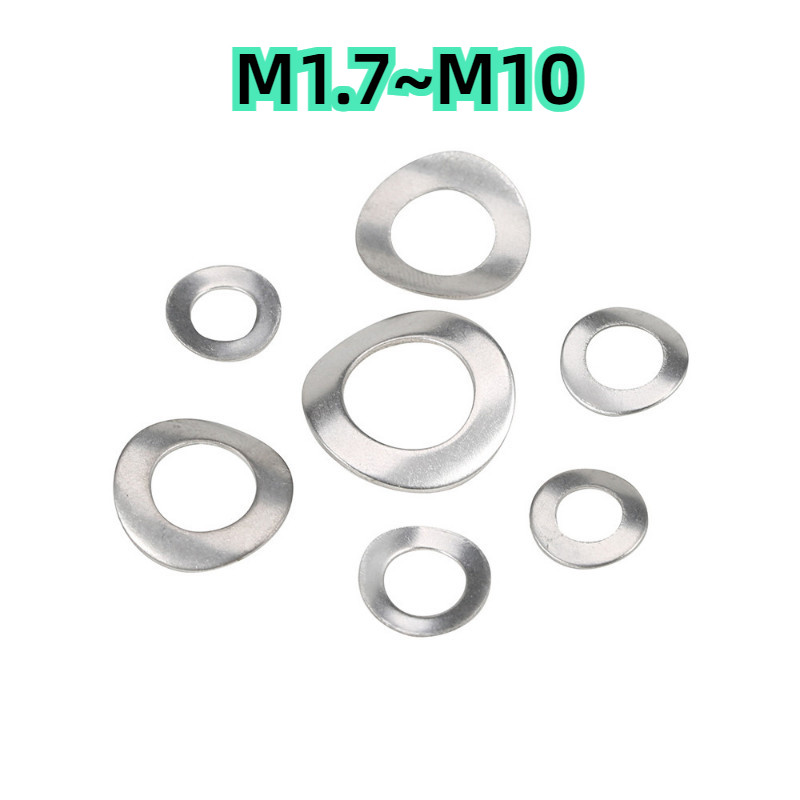 [ZDD] 304 Saddle Shape Elastic Washer Stainless Steel Wave Shape Saddle ...