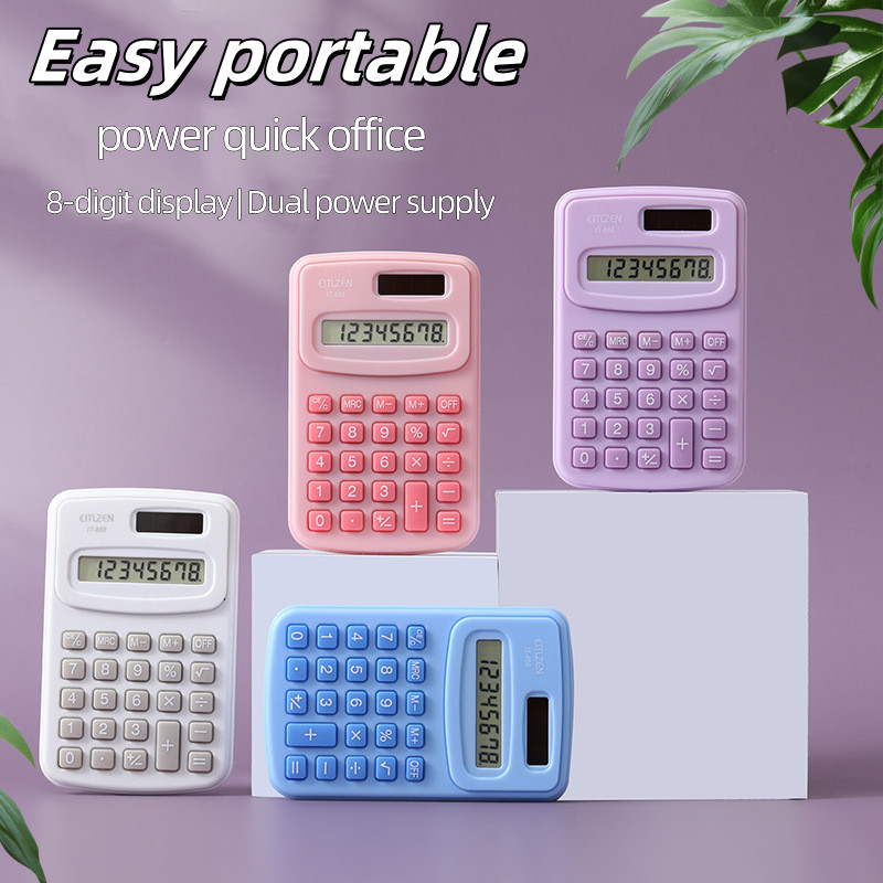 【HOT】Mini Computer Student Children Stationery Office Color Calculator ...