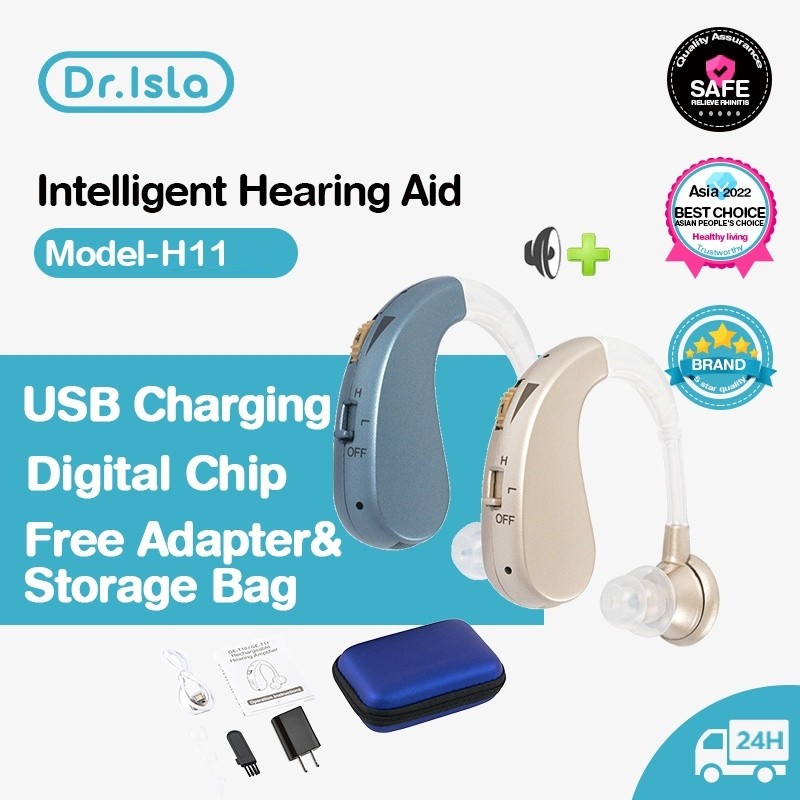 Dr.Isla Rechargeable Hearing Aid Digital Hearing Aid Adjustable Tone ...