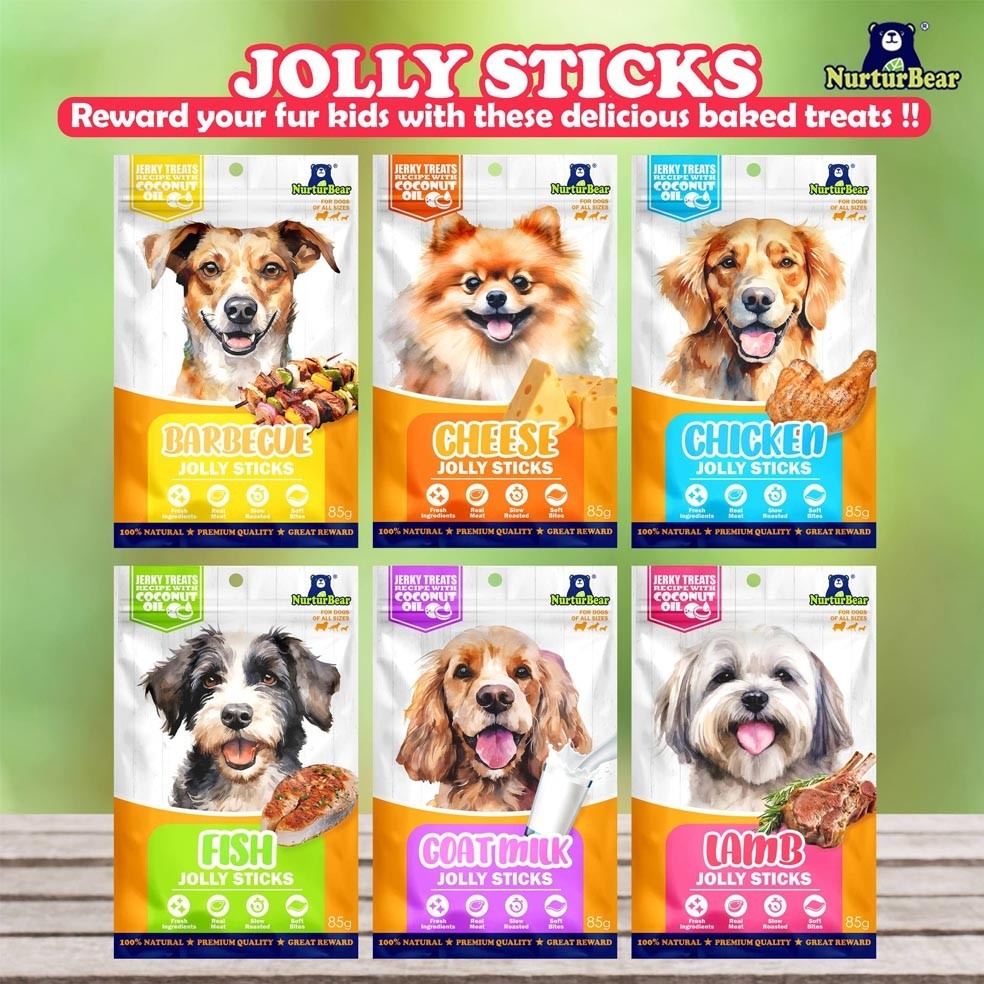 NurturBear Jolly Stick Dog Snacks 85gm | Shopee Malaysia