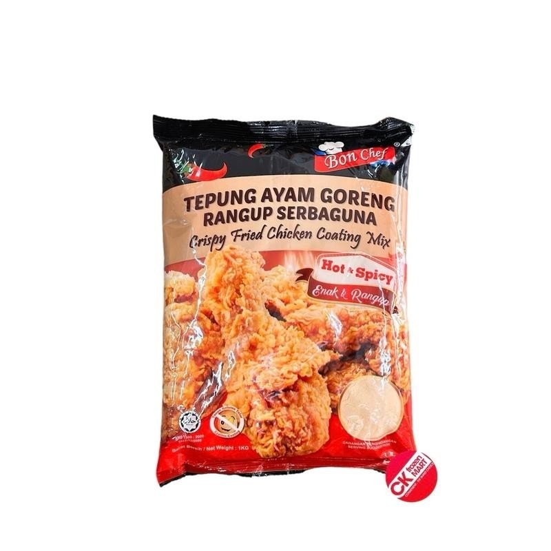Bon Chef Tepung Ayam Goreng Hot & Spicy 1Kg | Shopee Malaysia