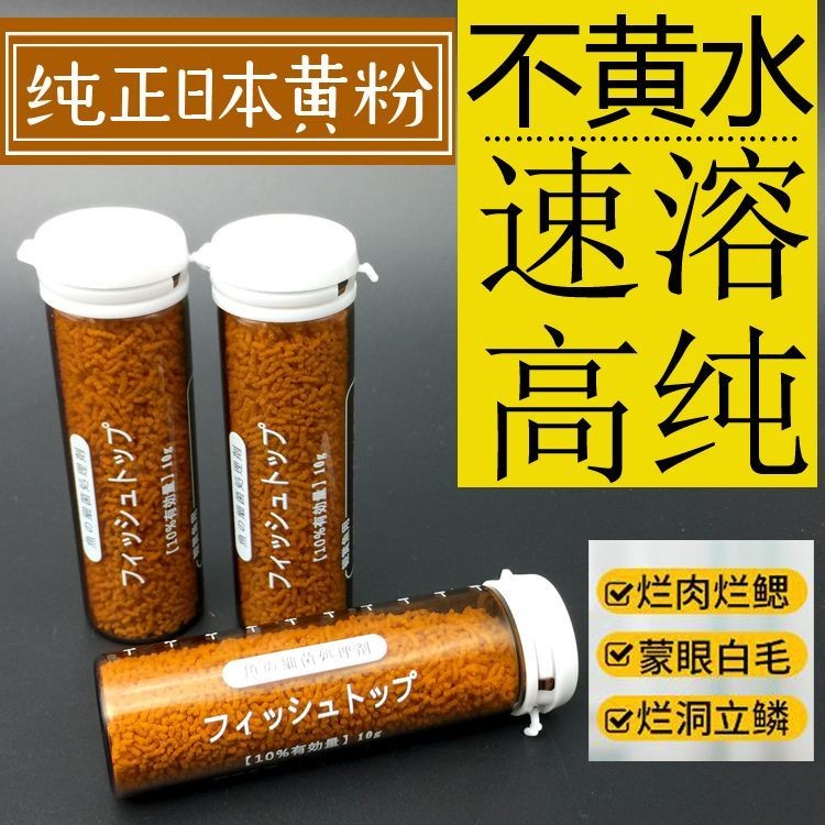 Yellow Powder High-Purity Instant Tropical Fish Ornamental Fish ...