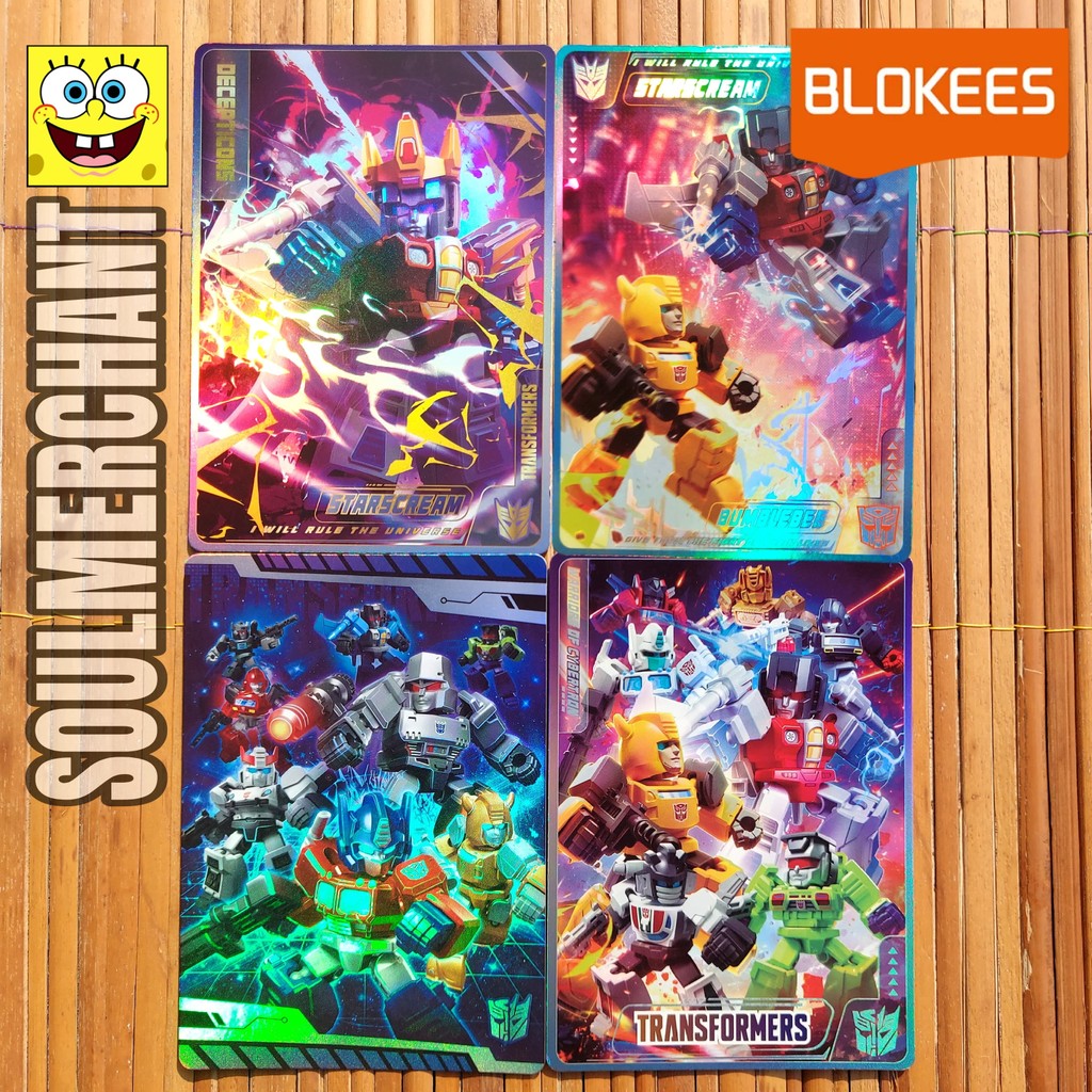 Transformers Card Blokees Galaxy Version Defender Mix Free to Choose ...