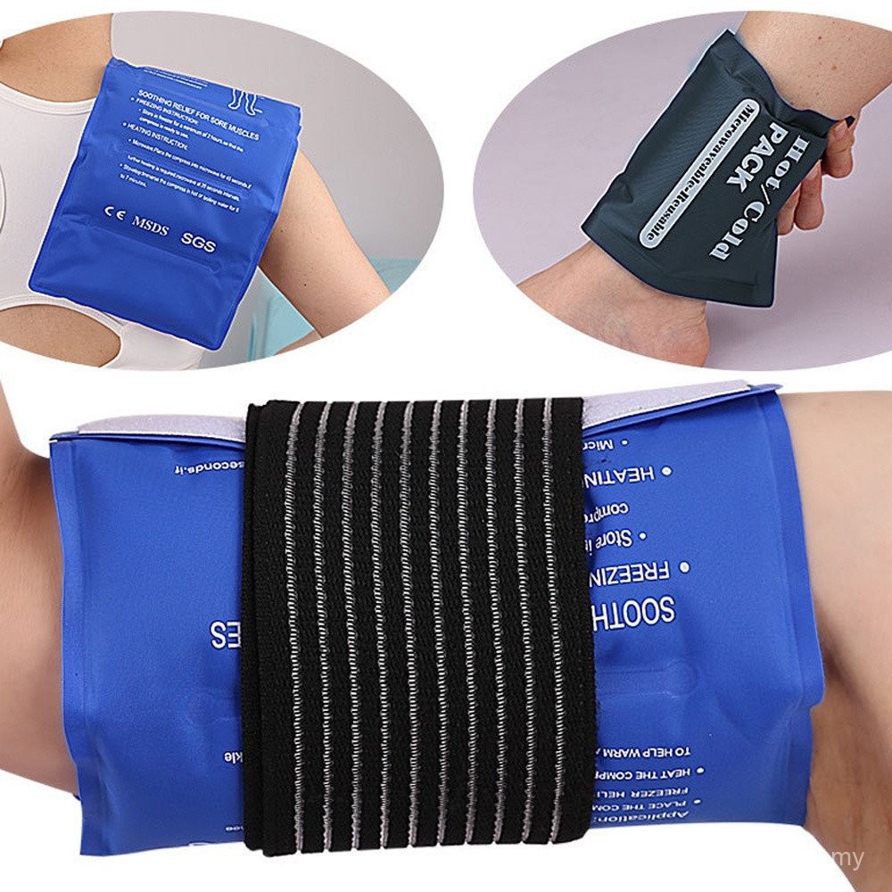 Gel Pack Wearable Ice Pack Cold Hot Compress Reusable for Injury Muscle ...