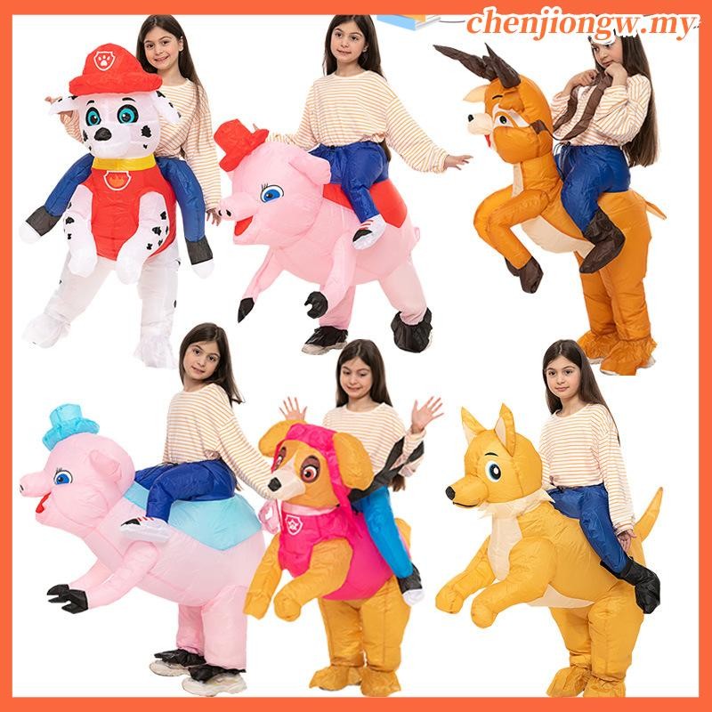 Kids Fun Inflatable Costume Cute Dinosaur Rabbit Unicorn Inflatable ...