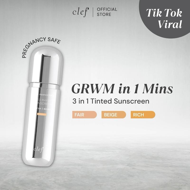 [MASA TERHAD RM38] CLEF Sunscreen Fizikal Berwarna | CLEF Skin ...