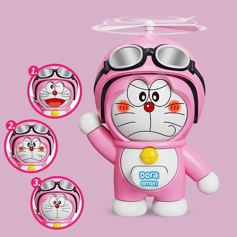 Olove Doraemon Press-to-change Face Toy Cute & Interactive For Kids & Teens Keychain & Desk ...