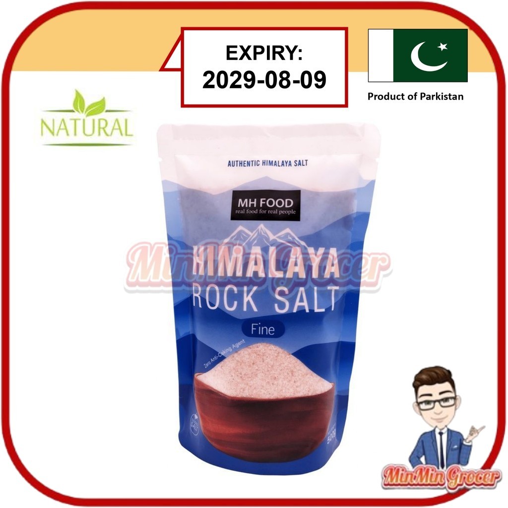 MH FOOD Himalaya Mineral Rock Salt 500gm Fine 喜马拉雅矿物岩盐-幼 | Shopee Malaysia
