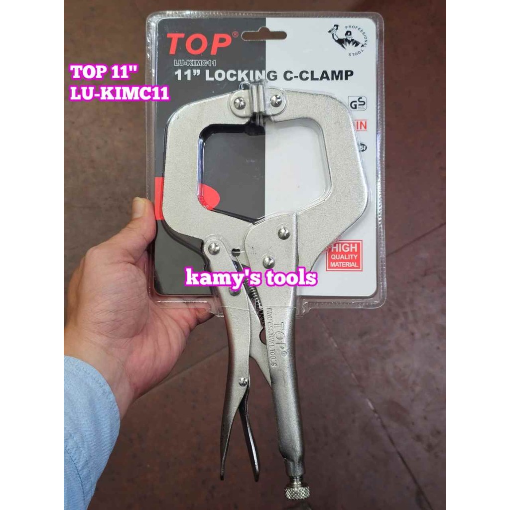 C-shaped welding clamp pliers Top 11 inch 280mm opening mouth 80mm ...