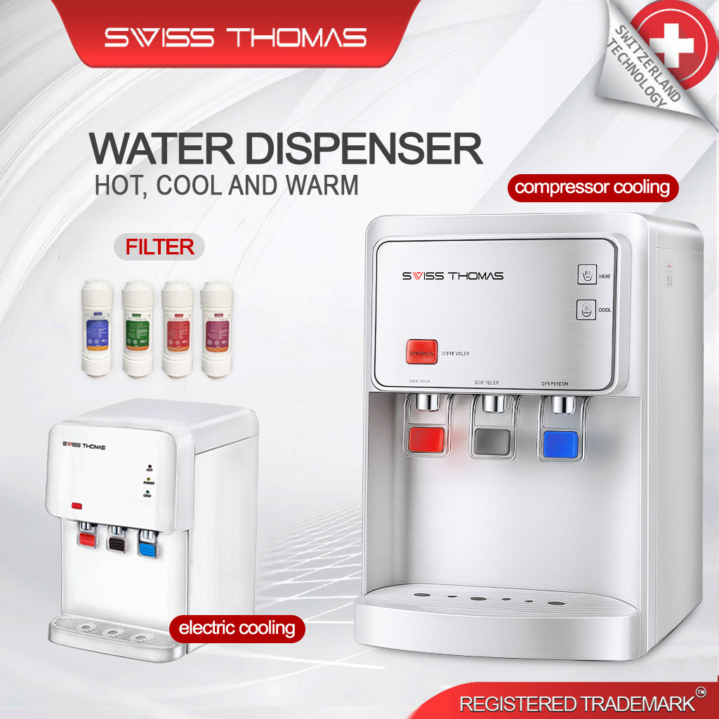 Swiss Thomas Water Purifier Water Dispenser Penapis air 3 suhu Hot Warm ...